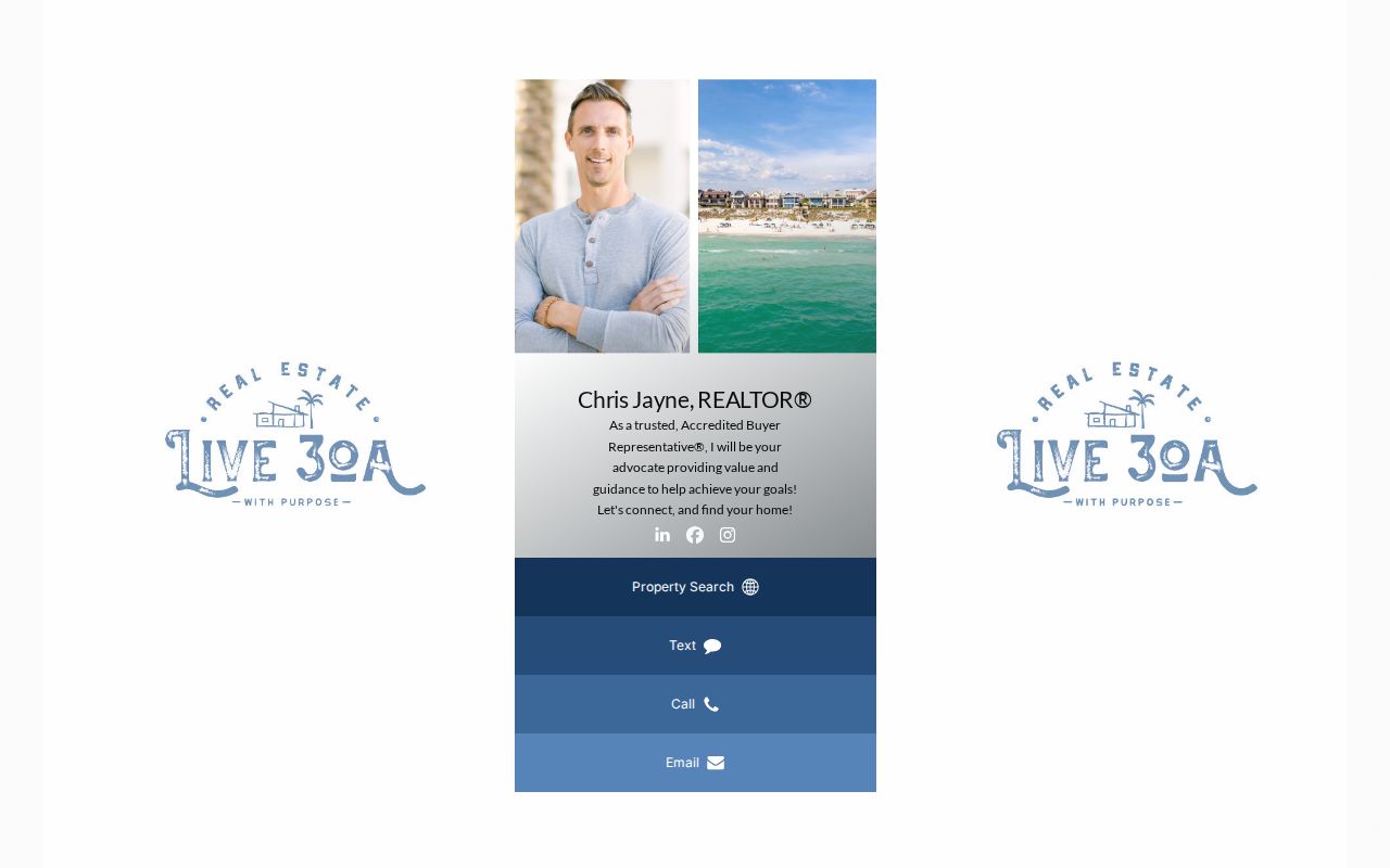 30A REALTOR®, Chris Jayne